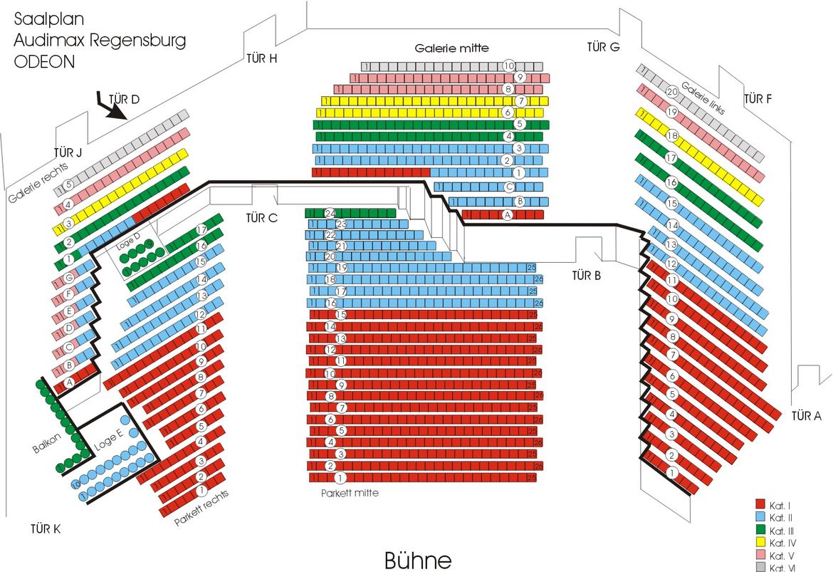 Konzertsaal | Odeon Concerte